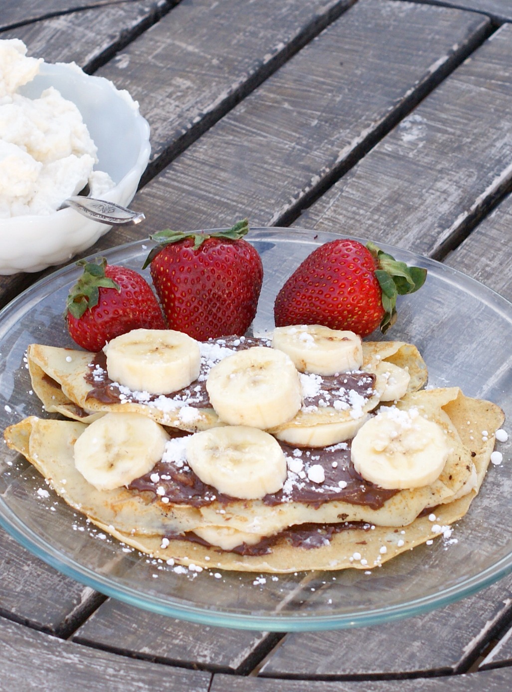 Nutella Banana Crepes Recipe - Clever Pink Pirate