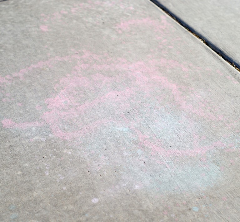 Spray Chalk Kids Activity - Clever Pink Pirate