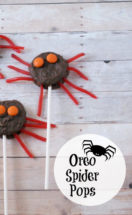Halloween Oreo Spider Pops - Clever Pink Pirate
