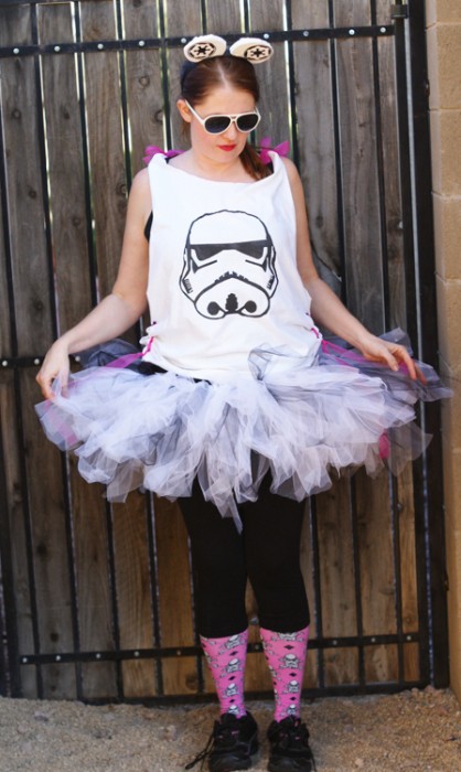 DIY Star Wars StormTrooper Costume - Clever Pink Pirate
