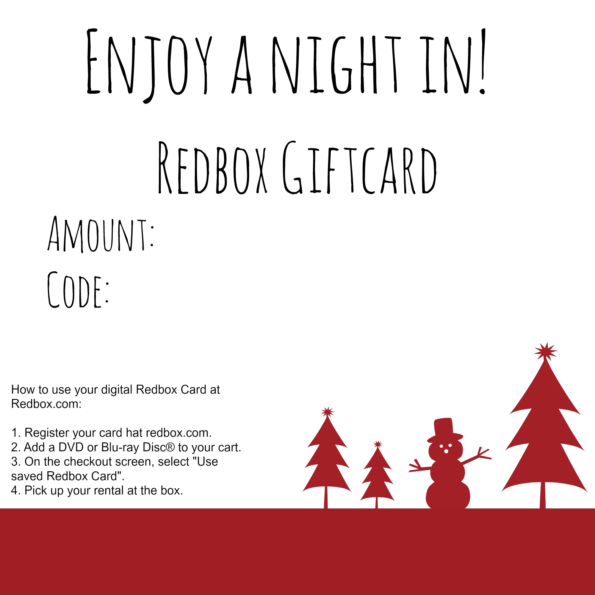 Easy DIY Christmas Gift ~ A Movie Night In - Clever Pink Pirate