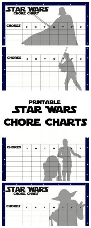 Printable Star Wars Chore Charts - Clever Pink Pirate