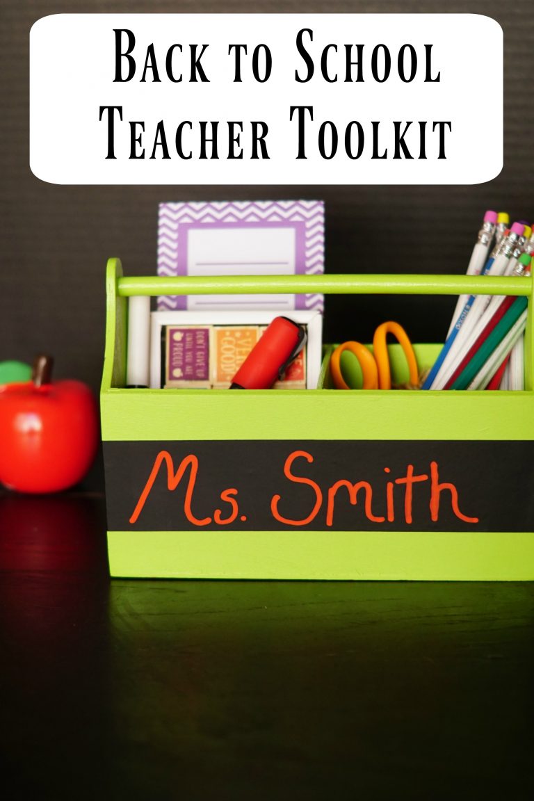 DIY Teacher's Toolbox Gift - Clever Pink Pirate